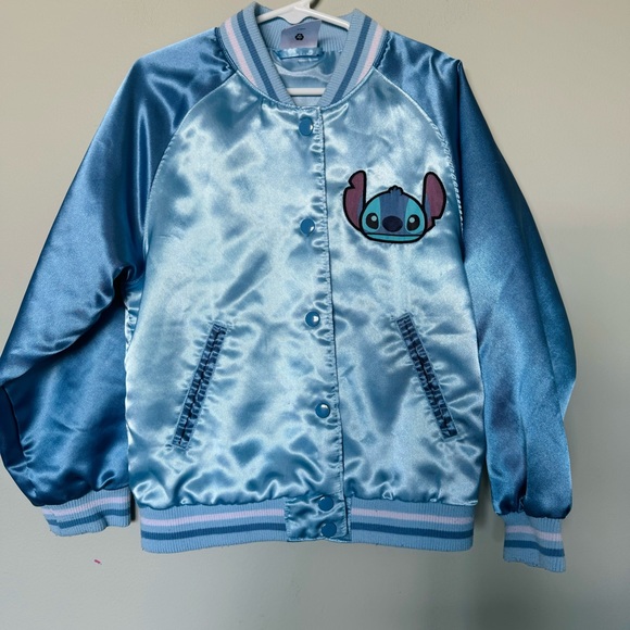 Disney | Jackets & Coats | Disney Store Stitch Varsity Jacket | Poshmark